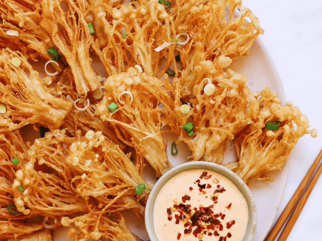 How To Make Spicy Enoki Mushroom Recipe | HydNewsToday